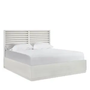UNIVERSAL Shoreline Panel Bed, Queen - White