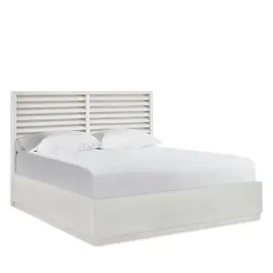 UNIVERSAL Shoreline Panel Bed, King - White