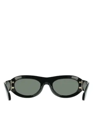 FERRAGAMO 54mm Oval Sunglasses