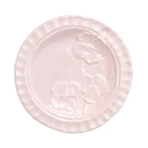 VIETRI Pietra Fiori Canape Plate - Pink