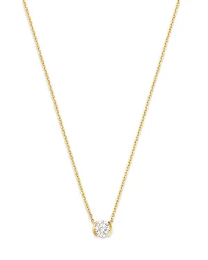 MOON & MEADOW 14k Yellow Lab Grown Diamond Pendant Necklace - Gold