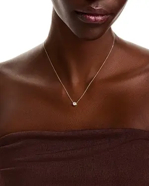 MOON & MEADOW 14k Yellow Lab Grown Diamond Pendant Necklace