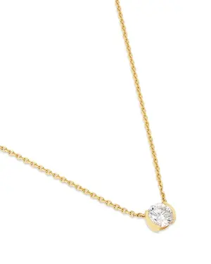 MOON & MEADOW 14k Yellow Lab Grown Diamond Pendant Necklace