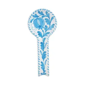 VIETRI Arezzo Spoon Rest - Aqua