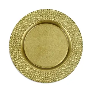 VIETRI Pelli Glass Charger - Gold