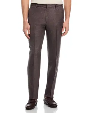 Vince Wool, Silk & Linen Melange Suit Pants - Light Brown