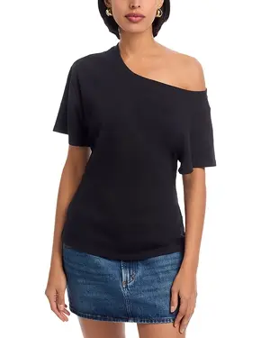 EB DENIM Elena Off-the-shoulder T-shirt - Black