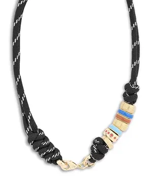 ROXANNE ASSOULIN Super Cord Necklace - Black