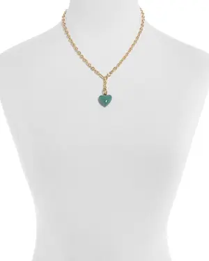 ROXANNE ASSOULIN Mini Enamel Heart Pendant Necklace - Puffy