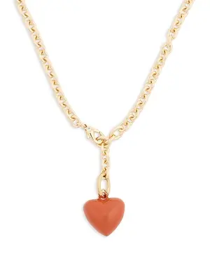 ROXANNE ASSOULIN Puffy Heart Necklace - Mini