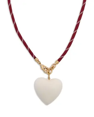 ROXANNE ASSOULIN Heart Pendant Necklace - Red