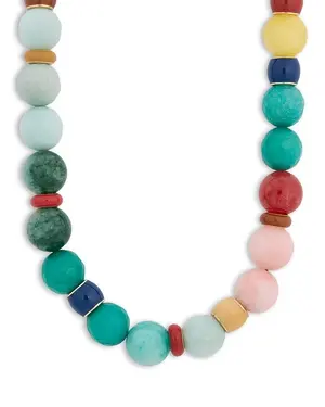 ROXANNE ASSOULIN Enamel Bead Necklace - Stone