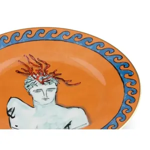GINORI 1735 Grecian Flat Dessert Plate