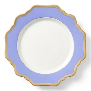 ANNA WEATHERLEY Anna's Palette Bread & Butter Plate - Indigo Blue
