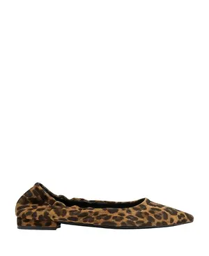 MARGAUX LONNBERG The Roma Flats - Leopard Suede