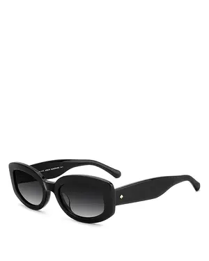 Kate Spade New York Ailey Rectangular Sunglasses - Black