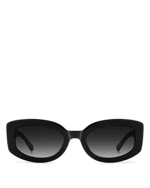 Kate Spade New York Ailey Rectangular Sunglasses - Black