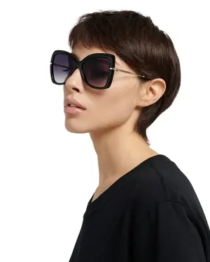 Marc Jacobs Butterfly Sunglasses, 56mm - Black
