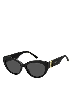 Marc Jacobs Cat Eye Sunglasses, 54mm - Black