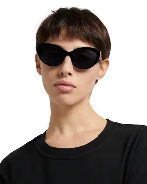 Marc Jacobs Cat Eye Sunglasses, 54mm - Black