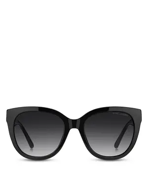 Marc Jacobs Cat Eye Sunglasses, 54mm - Black