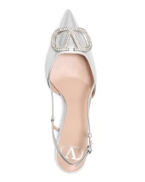 Valentino Garavani Vlogo Glow Slingback Pumps