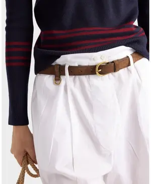 Prada Suede Belt - Brown