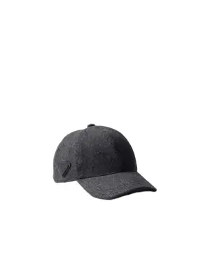 Prada Loden Fabric Baseball Cap - Grey