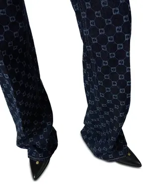 Gerard Darel Anna High Rise Flared Jeans - Blue