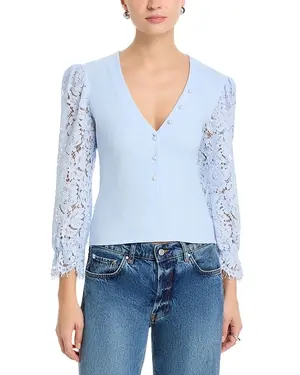 Generation Love Lace Up Blouses