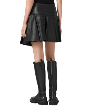ALLSAINTS Irina Lea Leather Skirt