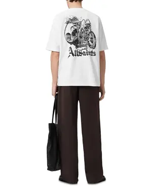 ALLSAINTS Panhead Logo Graphic Tee - Optic White