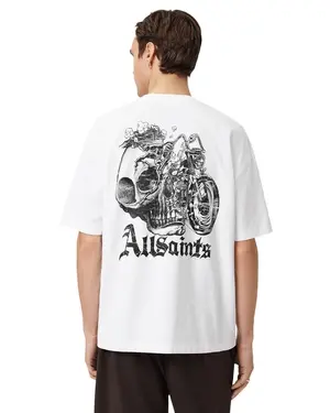 ALLSAINTS Panhead Logo Graphic Tee - Optic White