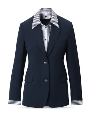 Rag & Bone Frank Poplin Blazer - Sal