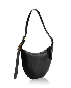 Rag & Bone Mercer Medium Leather Hobo Bag - Black