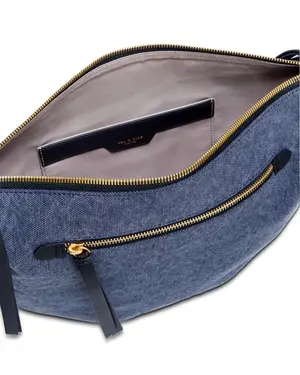 Rag & Bone Mercer Medium Canvas Hobo Bag - Midnight