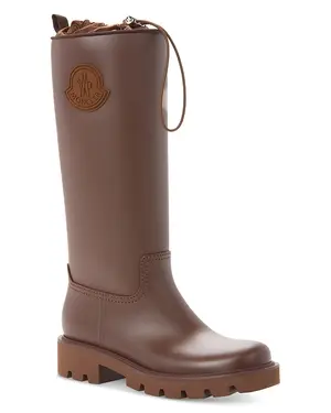 Moncler Kickstream High Boots - Brown