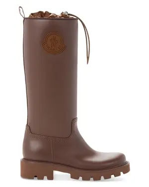 Moncler Kickstream High Boots - Brown