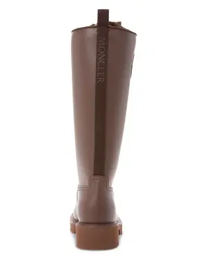 Moncler Kickstream High Boots - Brown