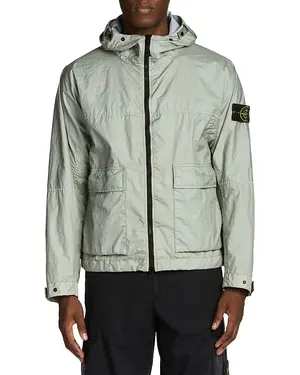 Stone Island Capospalla Zip Hooded Jacket - Sage