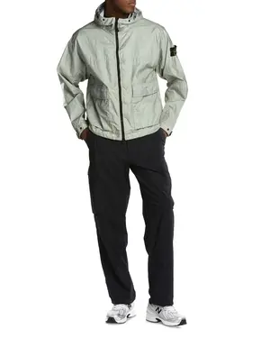 Stone Island Capospalla Zip Hooded Jacket - Sage
