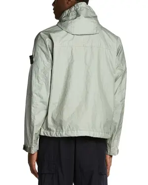 Stone Island Capospalla Zip Hooded Jacket - Sage