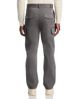 Moncler Cargo Cotton-blend Gabardine Pants - Dark Grey
