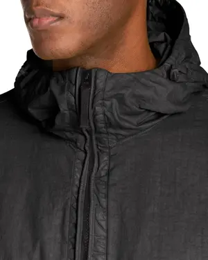 Stone Island Capospalla Zip Hooded Jacket - Black