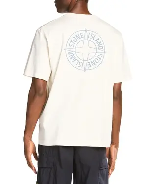 Stone Island Cotton Tee - Ivory
