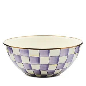 MACKENZIE-CHILDS Check Large Everyday Bowl - Violet