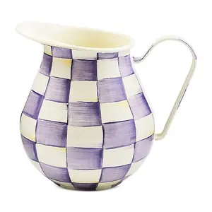 MACKENZIE-CHILDS Check Pitcher - Violet