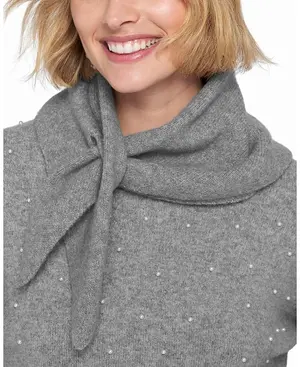 ELLE COLLECTION Sweater Scarf - Grey