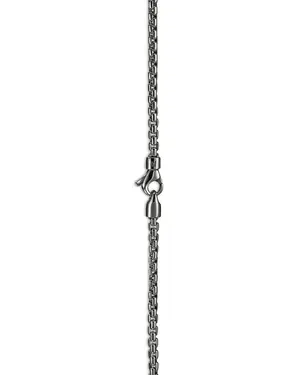 John Hardy Sterling Darkened Chain Necklace