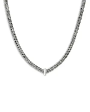 John Hardy Sterling Diamond Icon Link Necklace - Silver